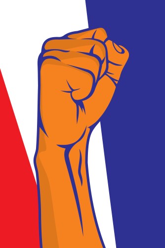 Popart fist3 Royalty Free Vector Image - VectorStock