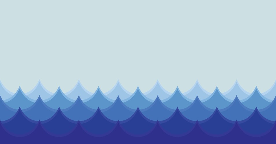 Wave borders Royalty Free Vector Image - VectorStock