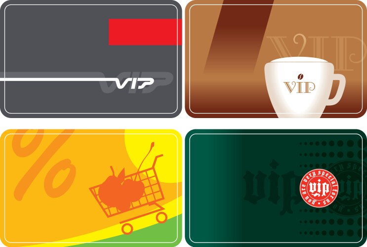Vip members card Royalty Free Vector Image - VectorStock