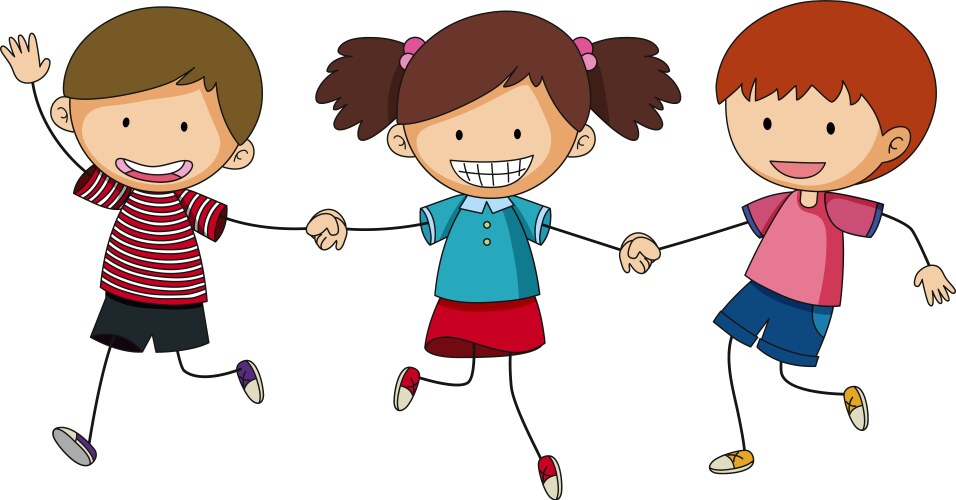 Three Kids Vector Images (over 8,700)