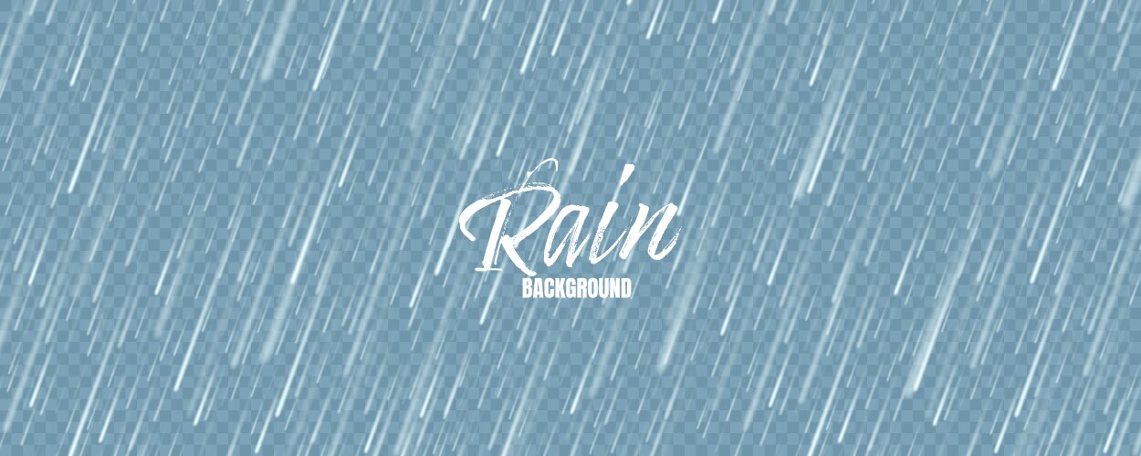 Seamless rainfall texture rain drop effect Vector Image