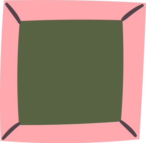 Rectangle quote frame Royalty Free Vector Image