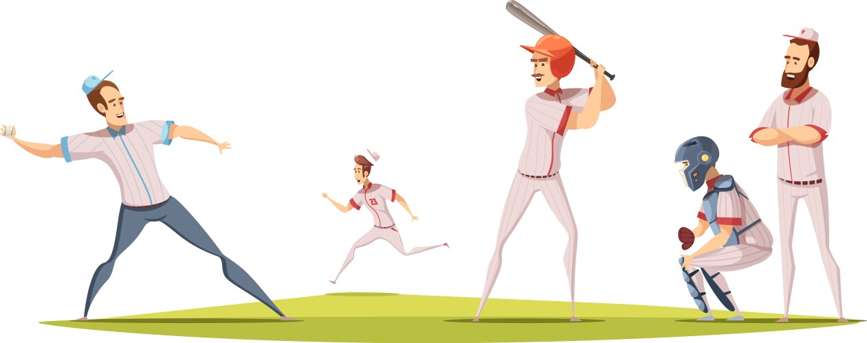 Baseball Field Cartoon Vector Images (over 2,400)