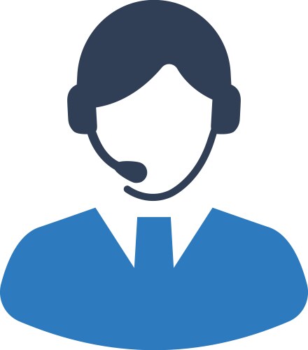 Service icon male person worker avatar profile Vector Image