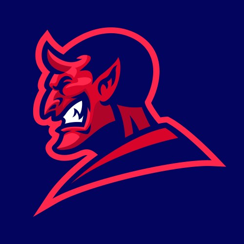 Devil rider Royalty Free Vector Image - VectorStock