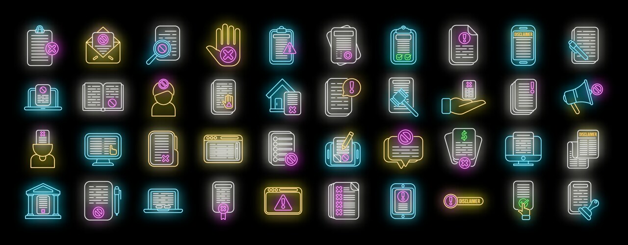 Paper tray icons set outline office rack Vector Image