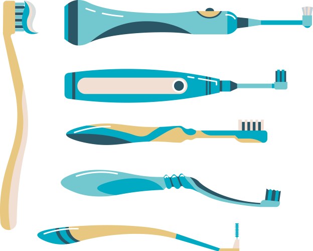 Cute tooth with toothbrush and toothpaste Vector Image