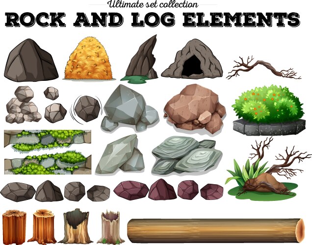 Rocks Royalty Free Vector Image - VectorStock