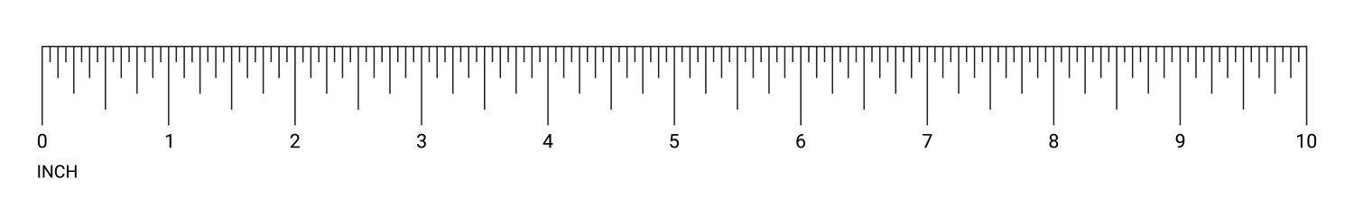 Ruler cm measurement numbers scale Royalty Free Vector Image