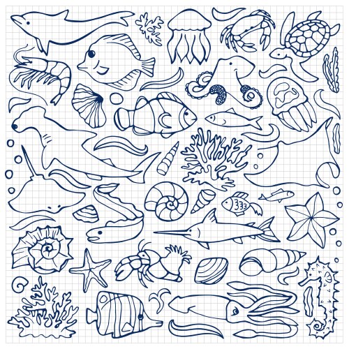 Antiques doodle set Royalty Free Vector Image - VectorStock Antiques doodle set Royalty Free Vector Image - VectorStock