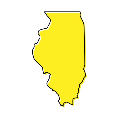 State of Illinois Outline Vector Images (over 1,000)