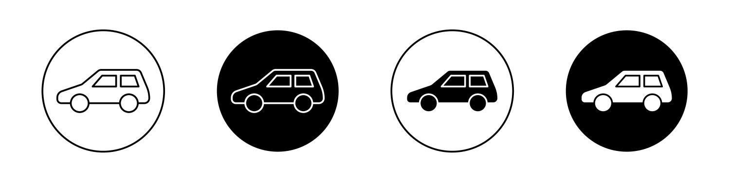 Car side view icon Royalty Free Vector Image - VectorStock