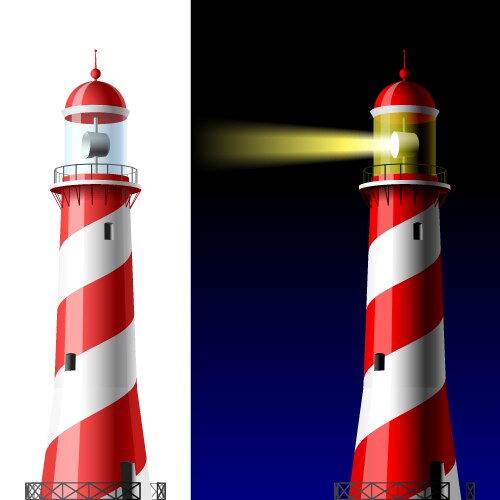 Lighthouse Royalty Free Vector Image - VectorStock