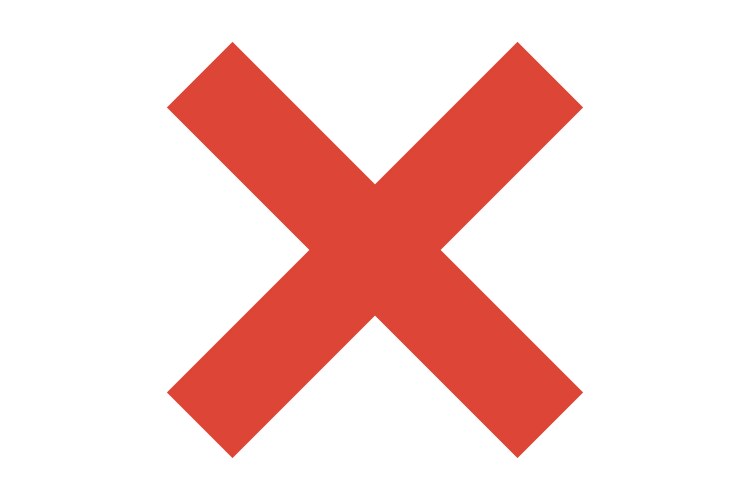 Wrong yes stickers Royalty Free Vector Image - VectorStock