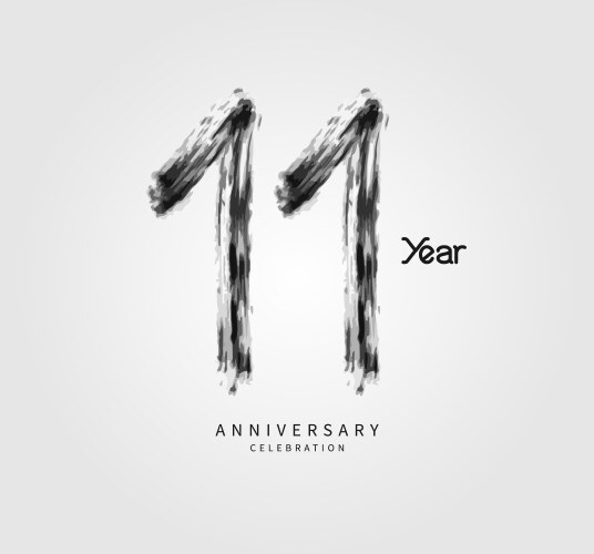 11th Year Anniversary Vector Images (over 970)