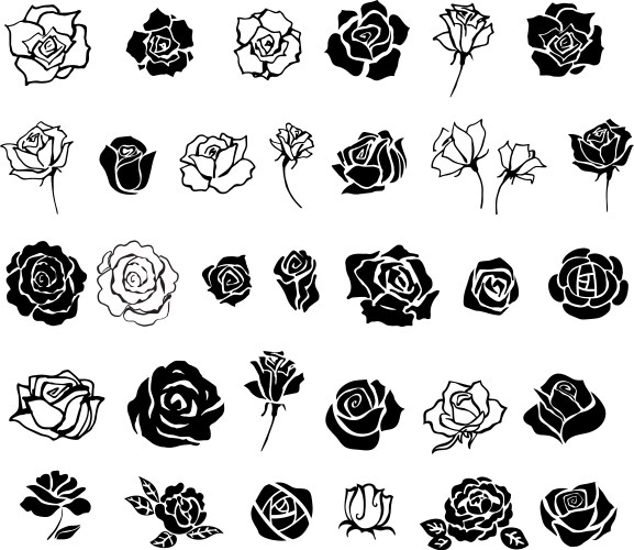Roses Vector Images (over 330,000)