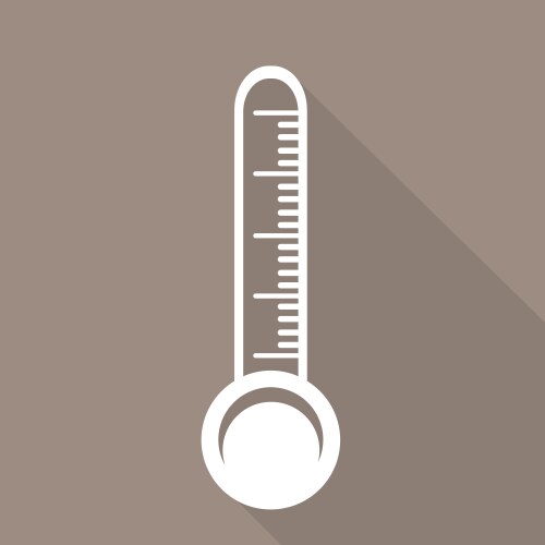 Thermometer icons temperature measurement Vector Image