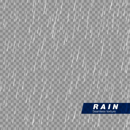 Seamless rainfall texture rain drop effect Vector Image