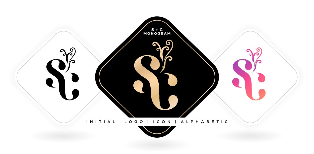S C Monogram Vector Images (over 2,900)