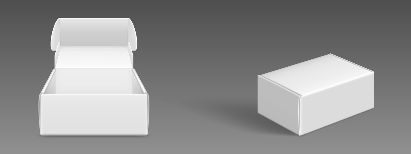 White Box Mockup Vector Images (over 26,000)