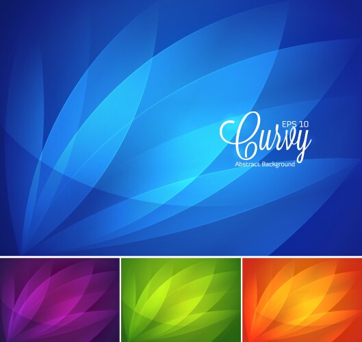 Curvy abstract background Royalty Free Vector Image