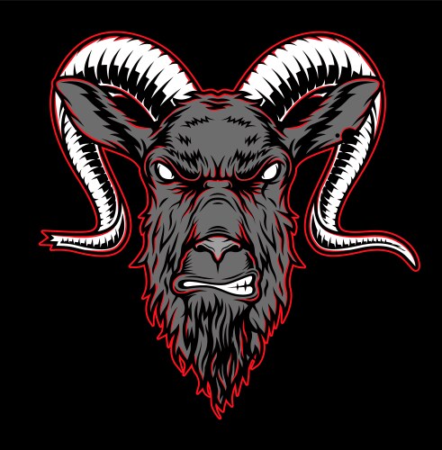 Evil Goat Logo "EVIL GOAT" Goat Simulator