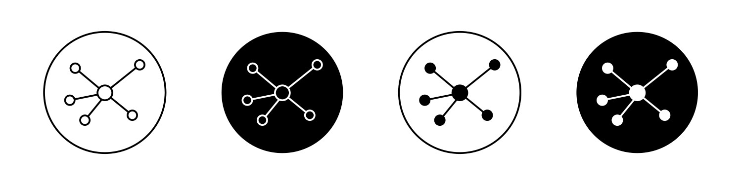 Chart network icon Royalty Free Vector Image - VectorStock