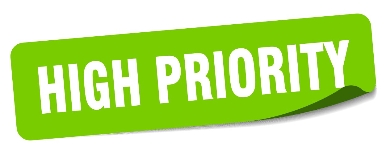 Sticker Priority Label Vector Images (over 1,100)