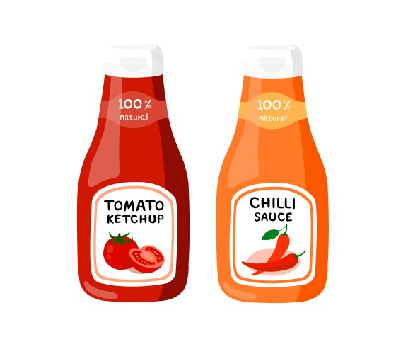 Tomato Sauce Bottle Vector Images (over 10,000)