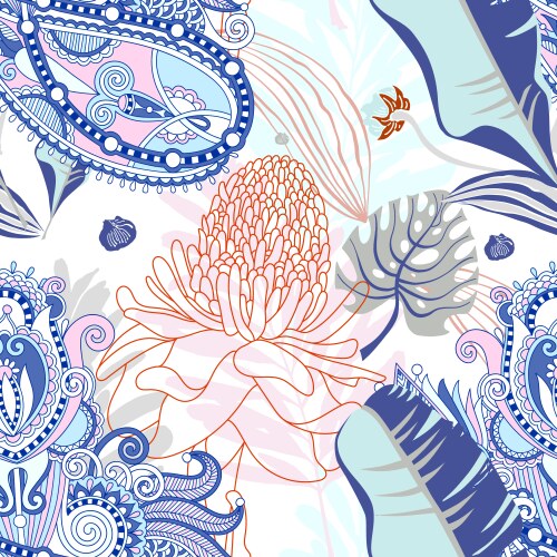 Artistic flower Royalty Free Vector Image - VectorStock