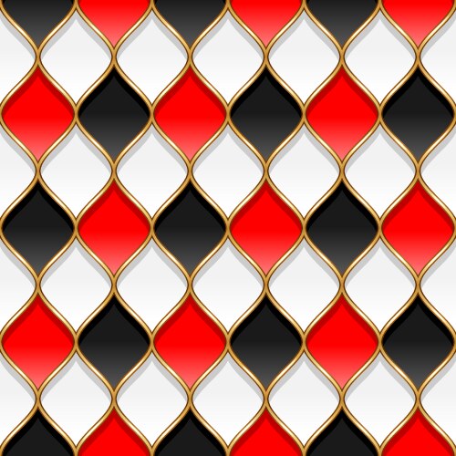 Circus harlequin patterns rhombus lozenge pattern Vector Image