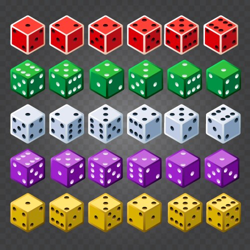 Dice Transparent Background Vector Images (over 280)