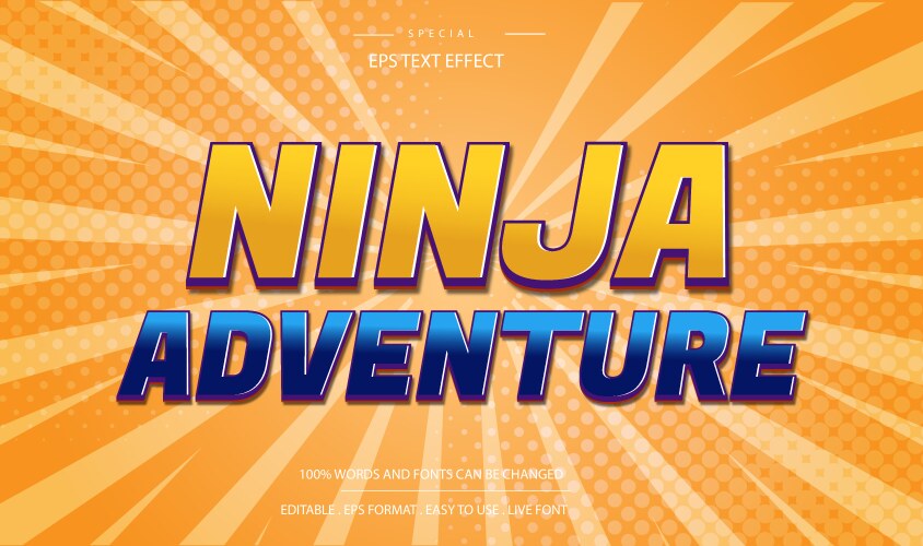 Ninja Text Vector Images (over 400)