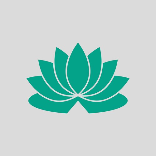 Botany lavender icon flat style Royalty Free Vector Image