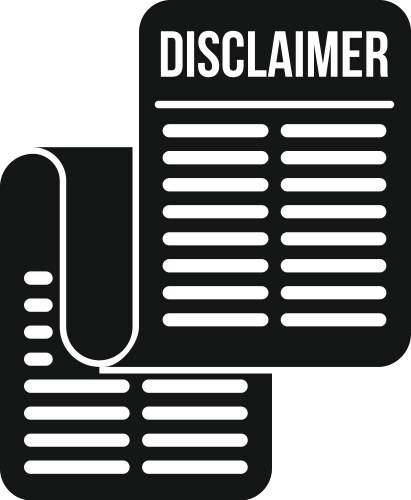 Request mark disclaimer icon simple modern Vector Image