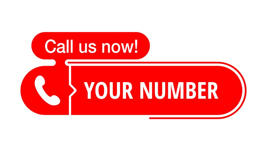 Phone Red Number Vector Images (over 4,200)