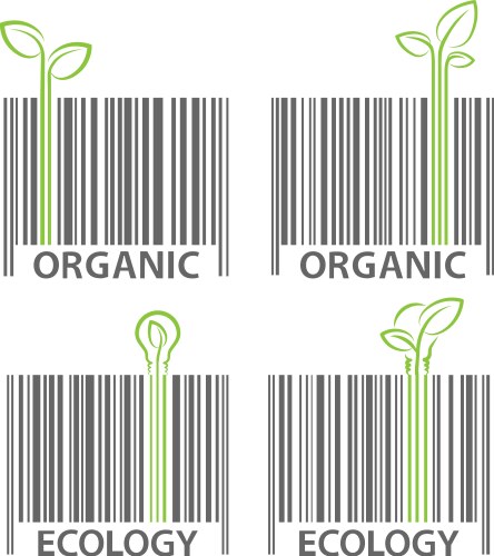 Green barcode Royalty Free Vector Image - VectorStock