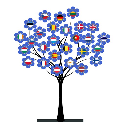 World Flags Tree Vector Images (over 1,100)