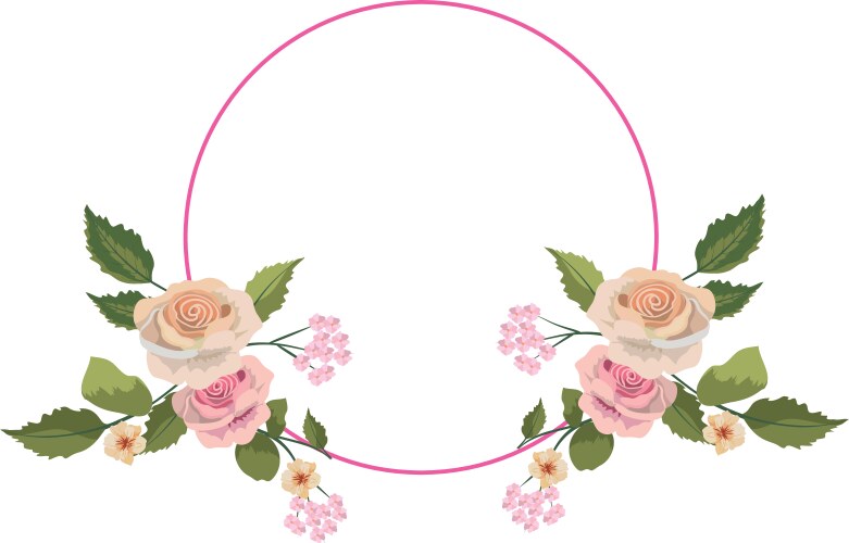 Roses Circle Vector Images (over 17,000)