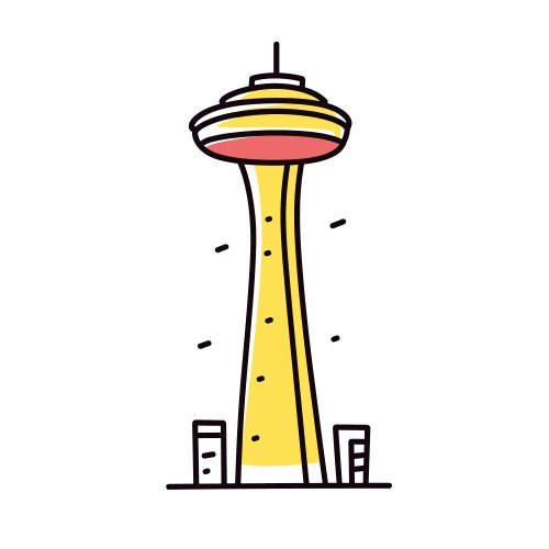 Seattle Space Needle Vector Images (over 130)