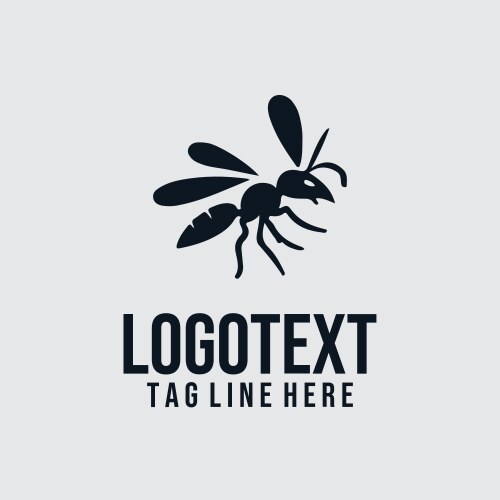 Ant logo Royalty Free Vector Image - VectorStock