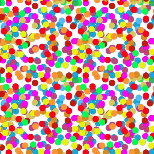 Seamless confetti pattern in candy colors Vector Image