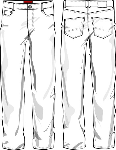 Jeans Template Vector Images (over 7,000)