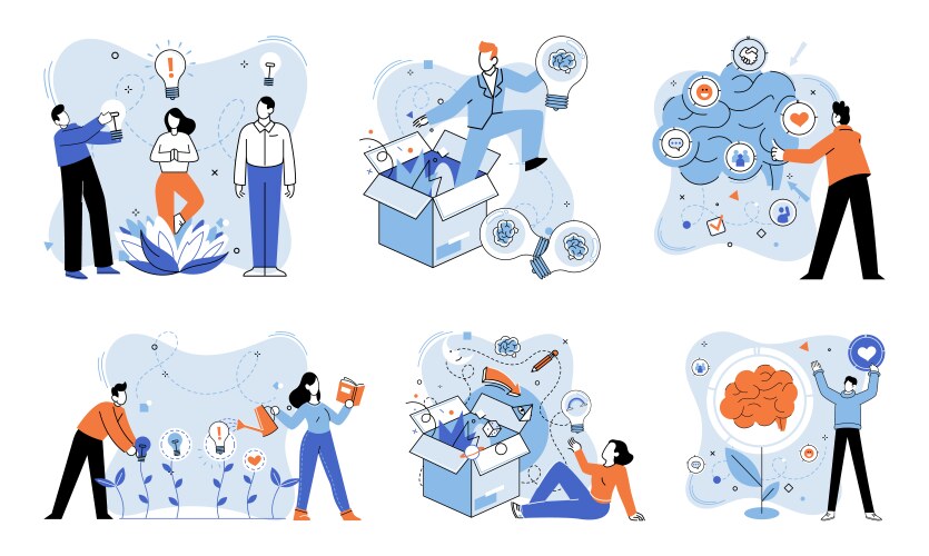 Thinking Together Vector Images (over 6,700)