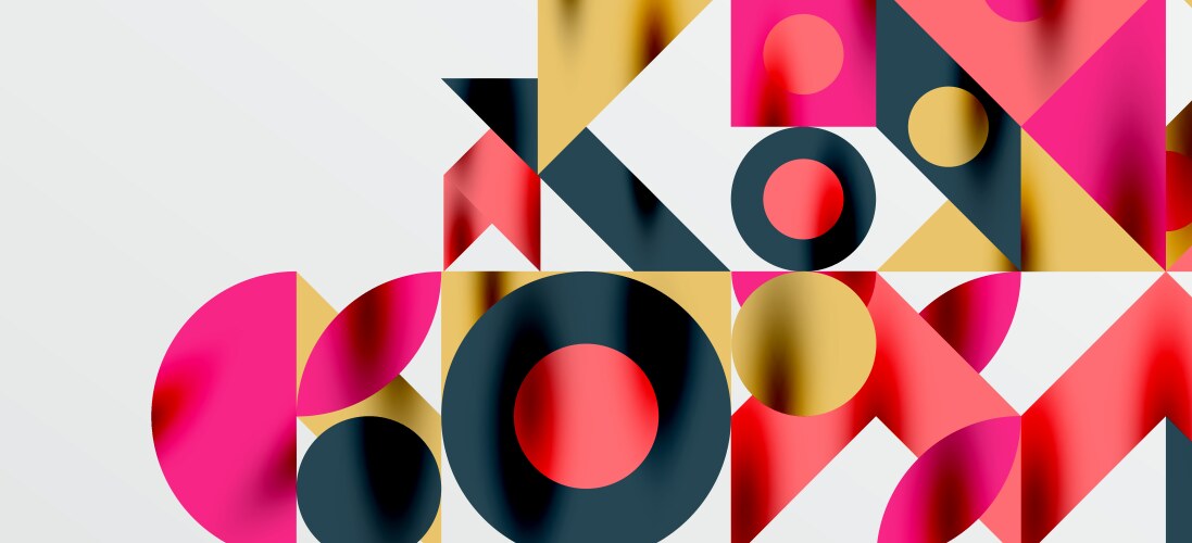 Geometric neo patterns abstract background for Vector Image