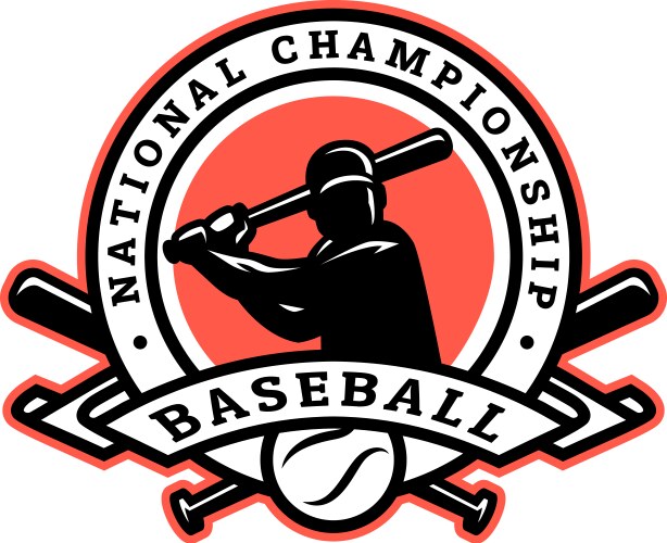 Baseball logo Royalty Free Vector Image - VectorStock