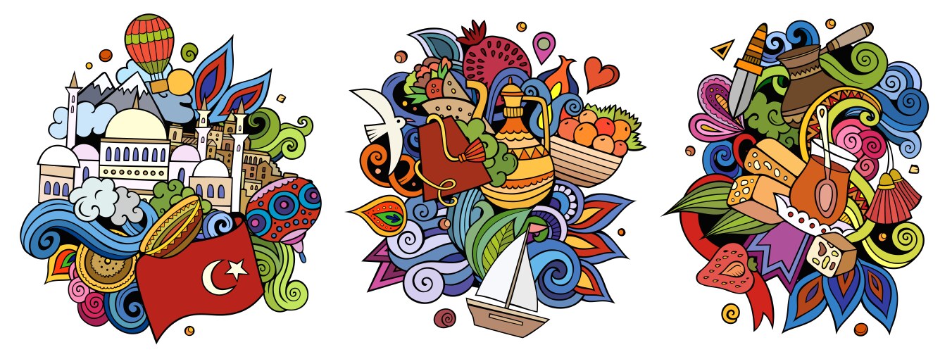 Doodle Art Muslim Vector Images (over 5,300)