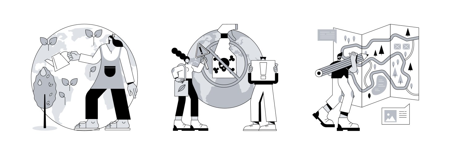 Climate change concept global warming metaphor Vector Image