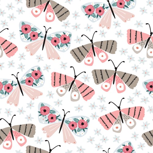 Set hand drawn spring or summer nature elements Vector Image