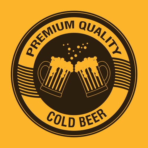 Beer Celebration Icon Royalty Free Vector Image